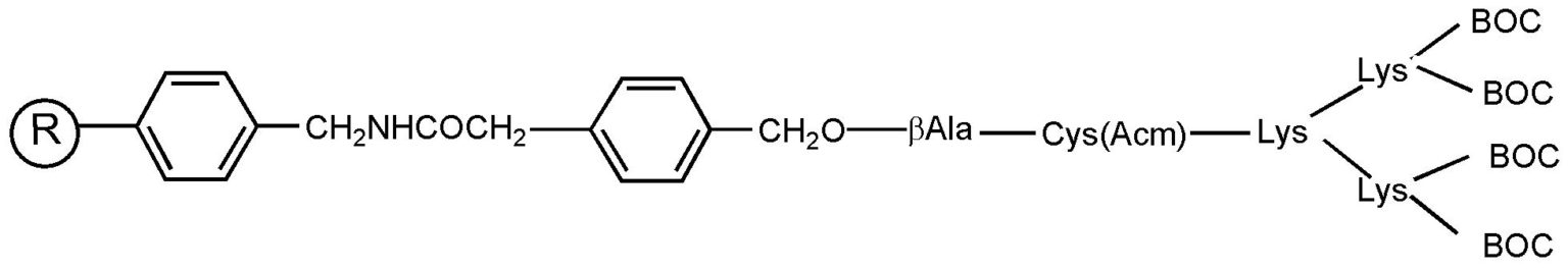 Advanced ChemTech - [Boc-Lys(Boc)]2-Lys-Cys(Acm)-βAla-PAM Resin